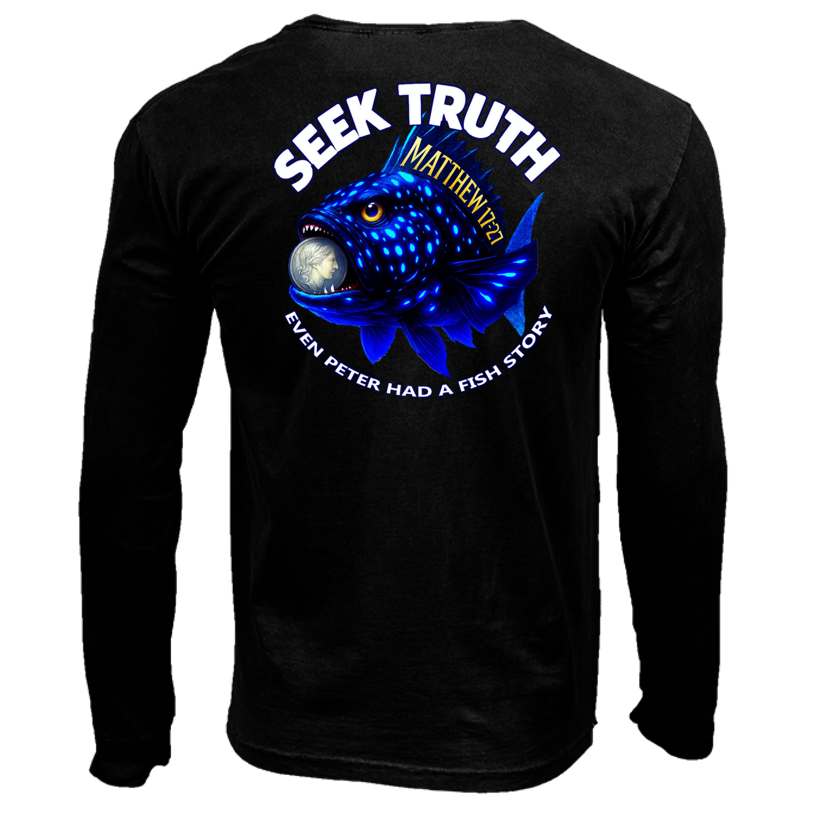 (LS09) Seek Truth Matthew 17:27 Christian Light Logo Assorted Colors L – Seek Truth Graphics